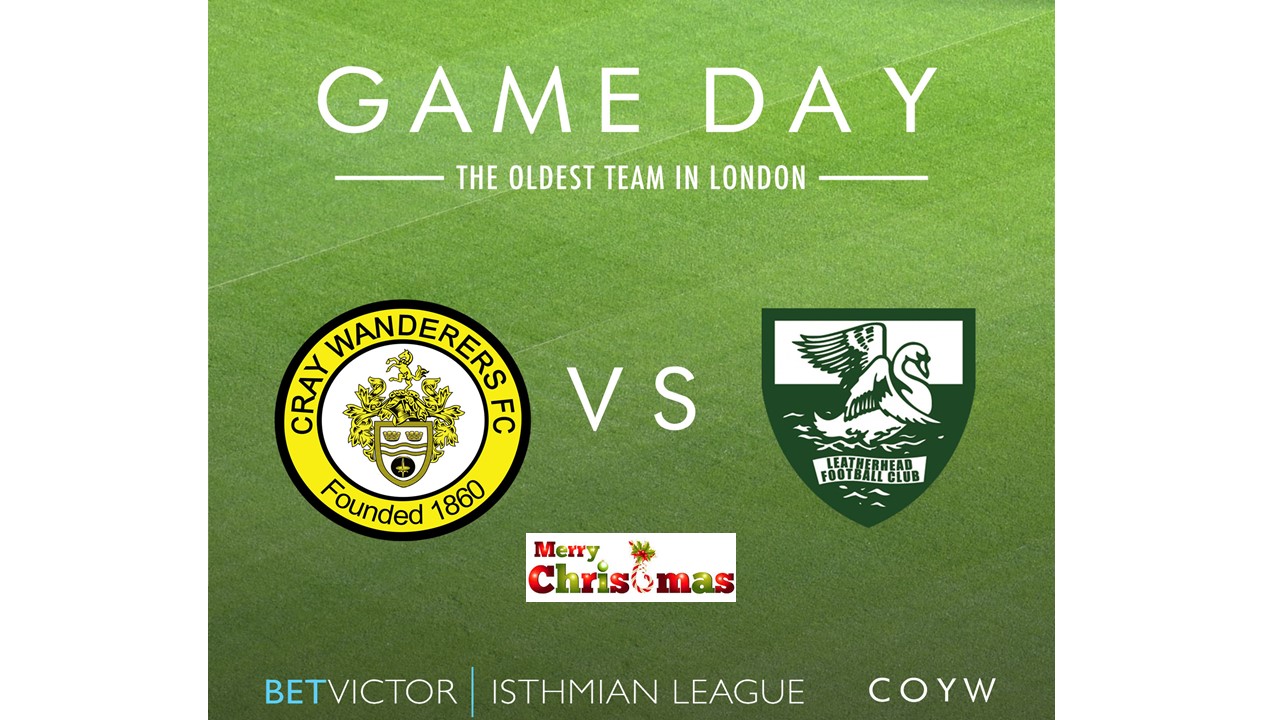 Cray Wanderers vs. Leatherhead - Boxing Day, 3pm - Match Preview - Cray ...