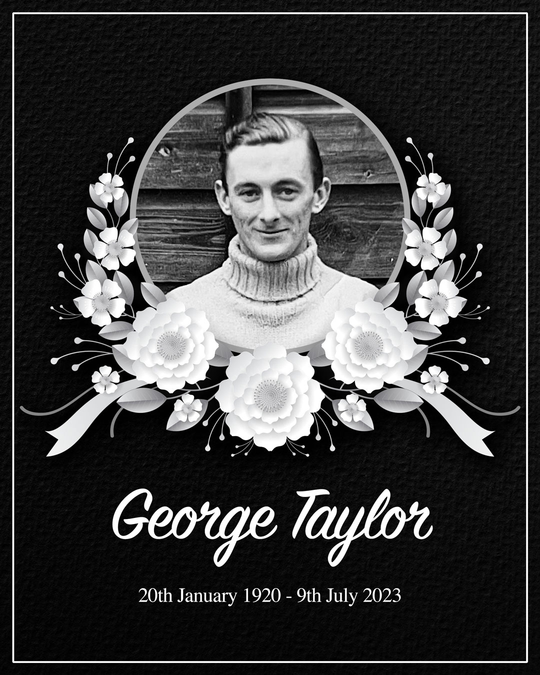 George Taylor - Funeral Details - Wednesday 16th August, 12 pm @ All Saints Church, Foots Cray ...