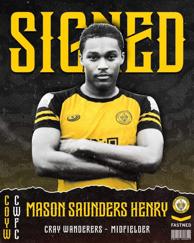 Cray Wanderers Squad Update - New signings - Mason Saunders-Henry ...