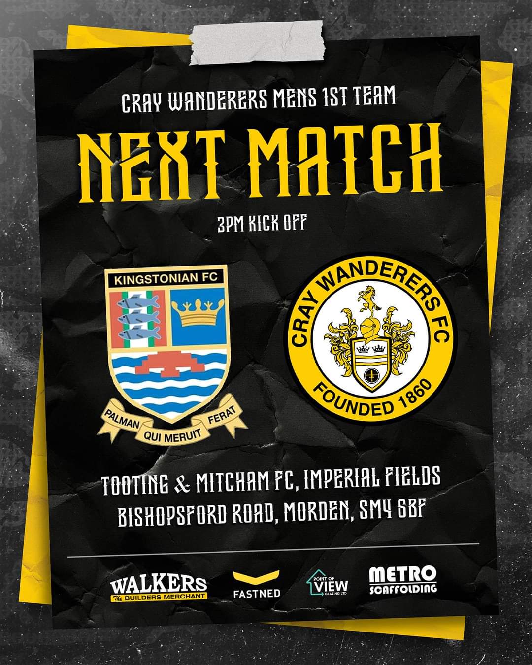 Kingstonian vs Cray Wanderers - Isthmian Premier - Saturday 30th September, 3 pm - Match Preview ...