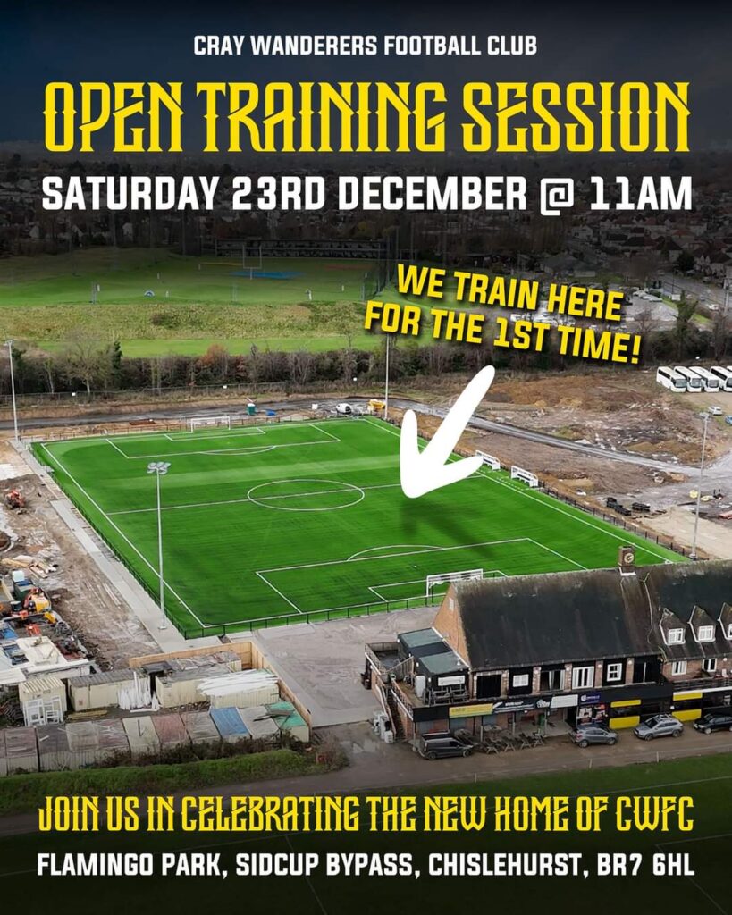 Cray Wanderers FC - The Flamingo Park Project - A New Year Update from Sam Wright - Cray ...