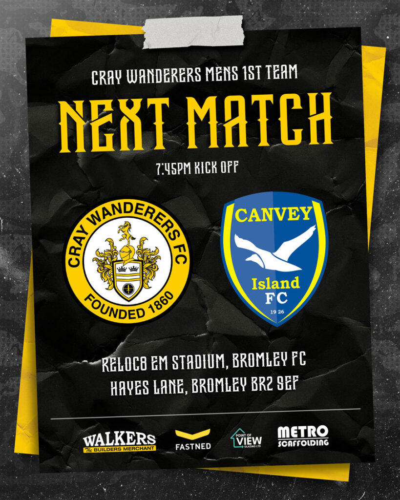 WHITEHAWK vs CRAY WANDERERS - ISTHMIAN PREMIER - 20/1/24 - MATCH POSTPONED - CANVEY ISLAND ...